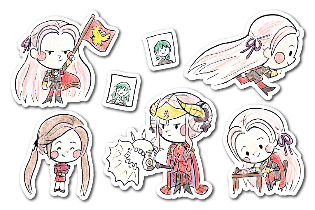 Edelgard FE3H Sticker Sheet / Magnets - Etsy