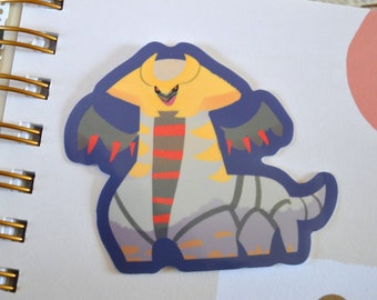 Vinyl CMYK Giratina Sticker - Etsy