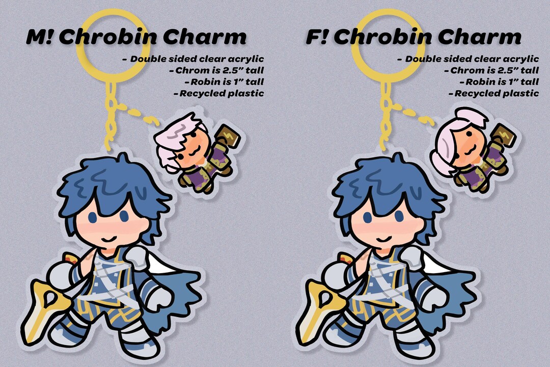 Chrobin 2.5" Charms - F!chrobin, M!chrobin - Etsy