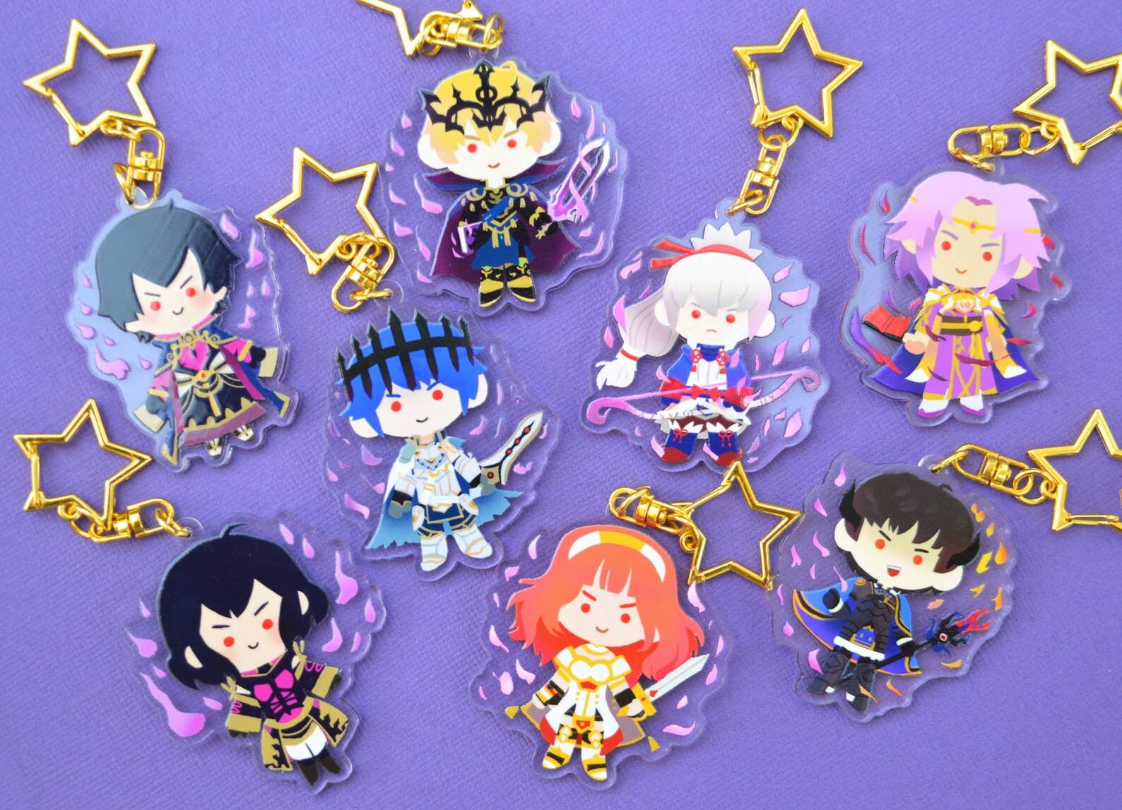 FE Fallen Charms Chrom Takumi Lyon Celica Berkut F - Etsy