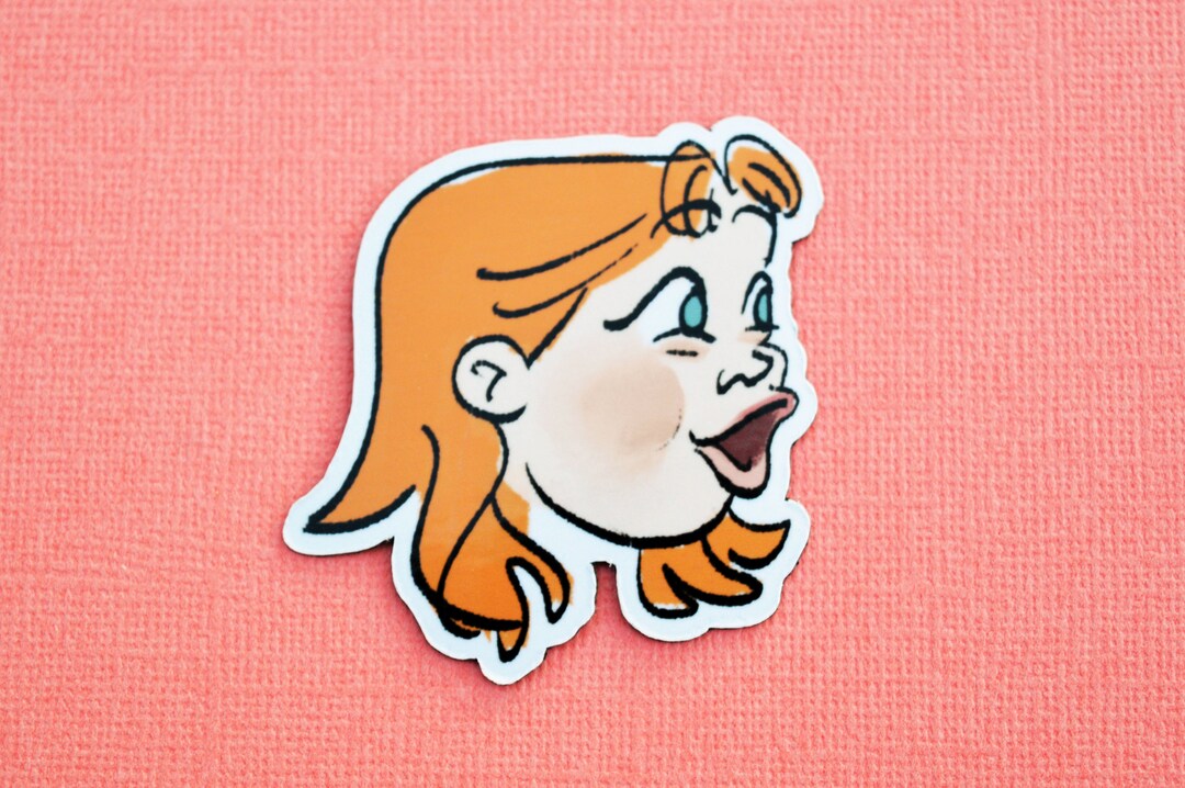 Poggers Annette FE3H Meme Sticker. Amazing - Etsy