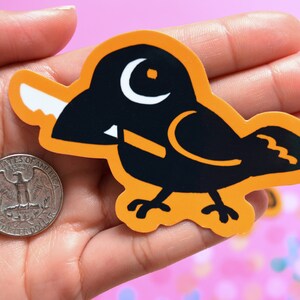 Crow Stickers - 3" - Etsy