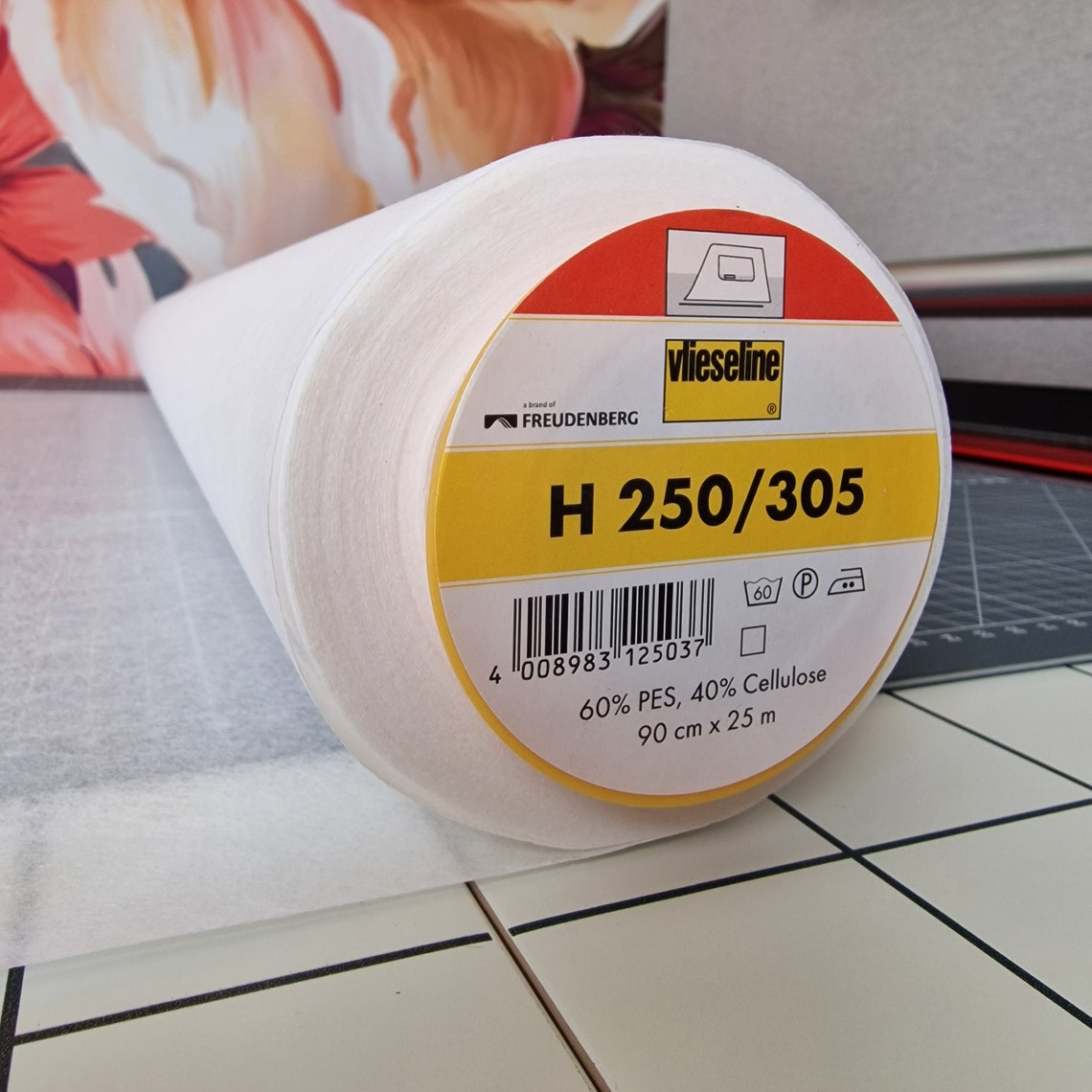 Vlieseline Vilene H250 Firm Fusible Iron on Medium Weight, Stiff ...