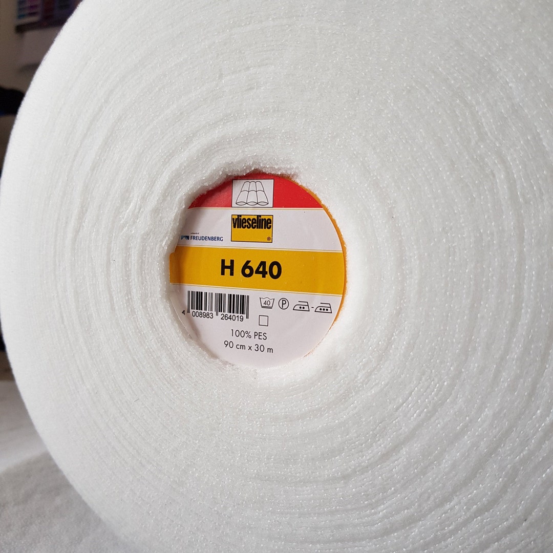 Iron on Fleece Batting, Vilene Vlieseline H640 Medium Loft Fusible ...