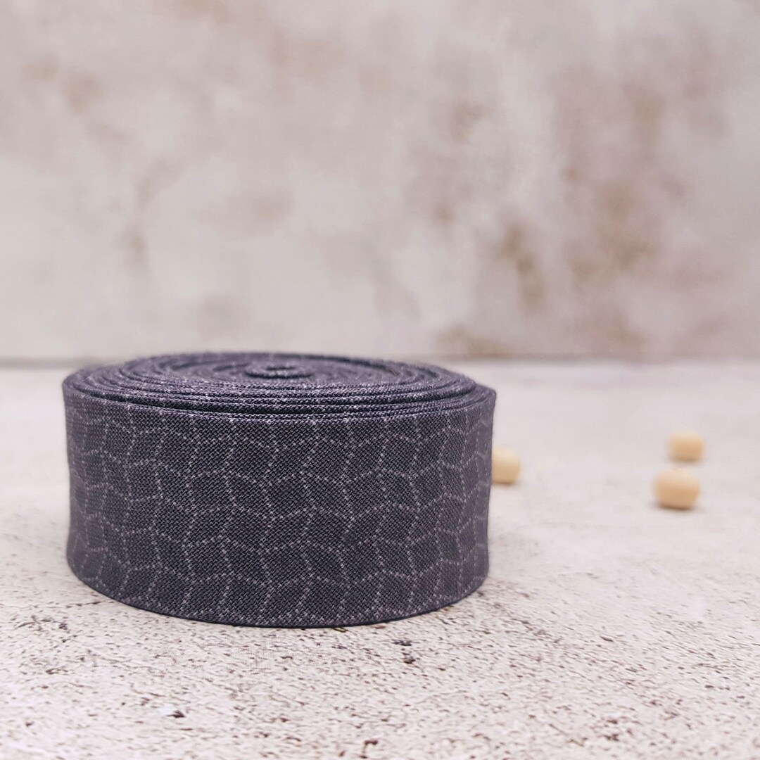 Dark Grey Charcoal Cotton Bias Binding Tape, 25mm - Etsy