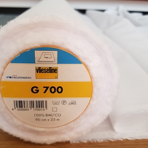 Vilene Vlieseline G700 Iron on Fusible Interfacing, Pure Cotton ...