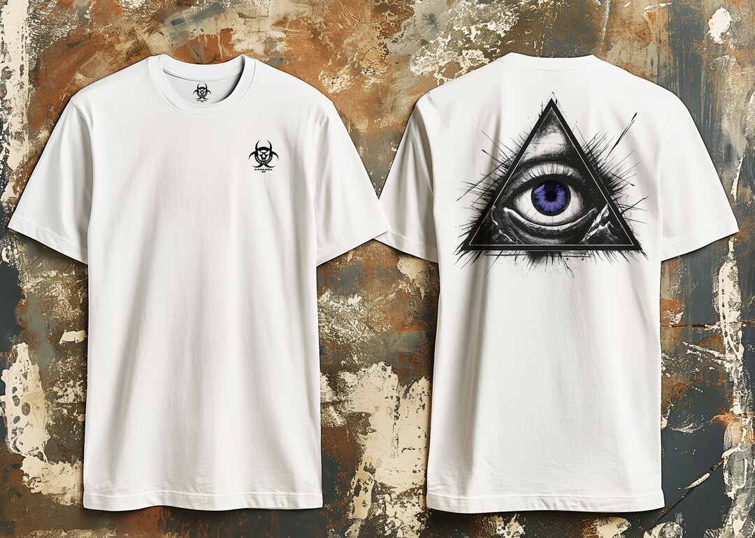 Apocalyptic Illuminati All-seeing Eye T-shirt Urban Mystic Graphic Tee ...