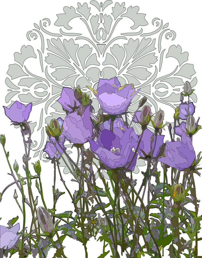 Flower Box File Printable Ukrainian Fine Art Digital Floral - Etsy