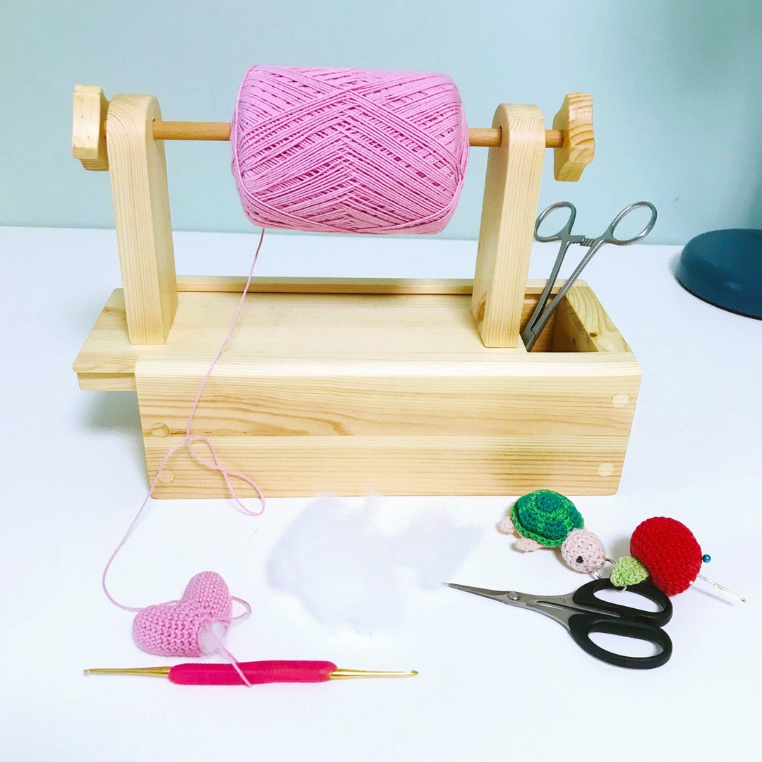 Gift for Mom, Yarn Spinner With Storage, Yarn Bobbine, Yarn Butler ...