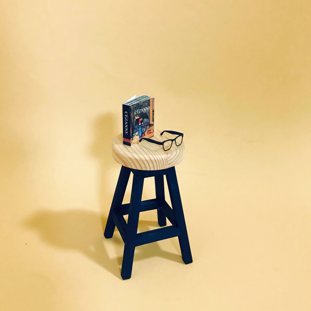 Doll Furniture, Handmade Mini Stool Decor,1:6 Doll Size ,momoko Ricca ...