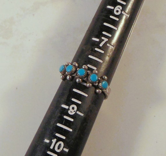 Vintage BELL TRADING POST Ring Sterling Silver Turquo… - Gem