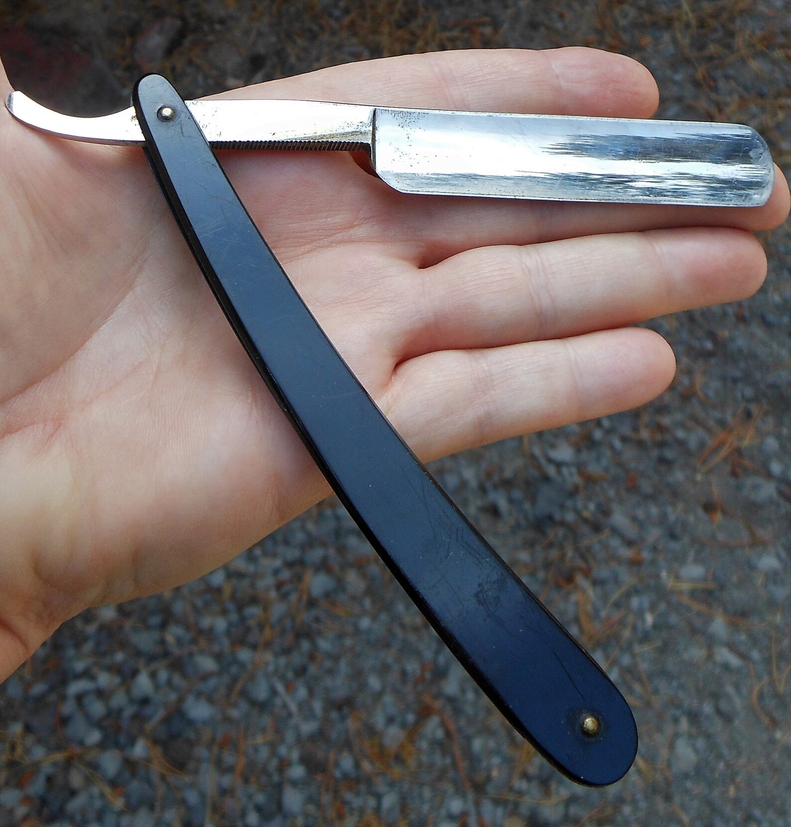 Vintage 1920's Straight Razor 7N Pyramid Model Geneva - Etsy