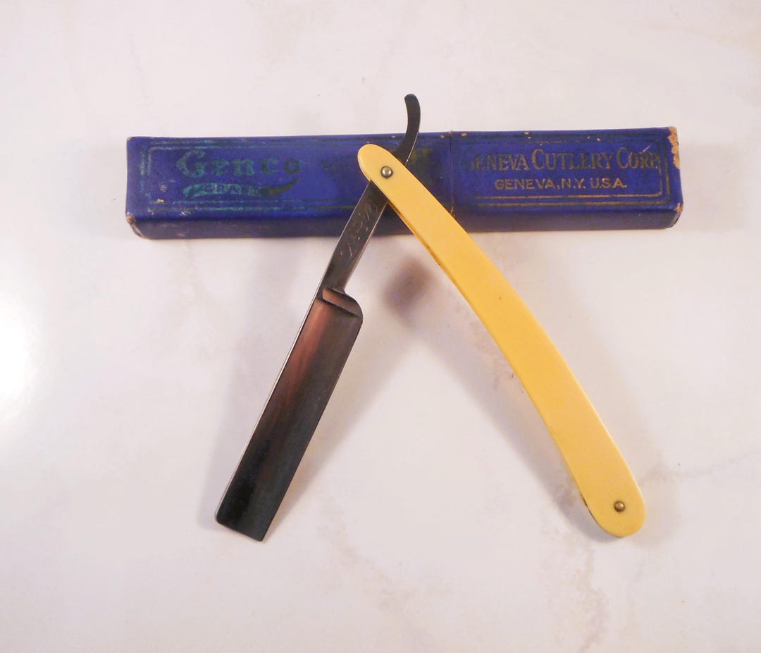 Vintage 1920's Straight Razor Geneva Cutlery Corp. Made in Geneva, N.Y ...