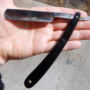 Vintage 1920's Straight Razor 7N Pyramid Model Geneva Cutlery Co ...