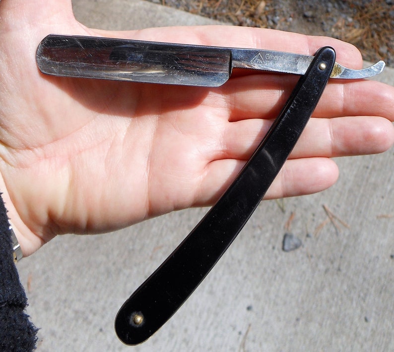 Vintage 1920's Straight Razor 7N Pyramid Model Geneva - Etsy