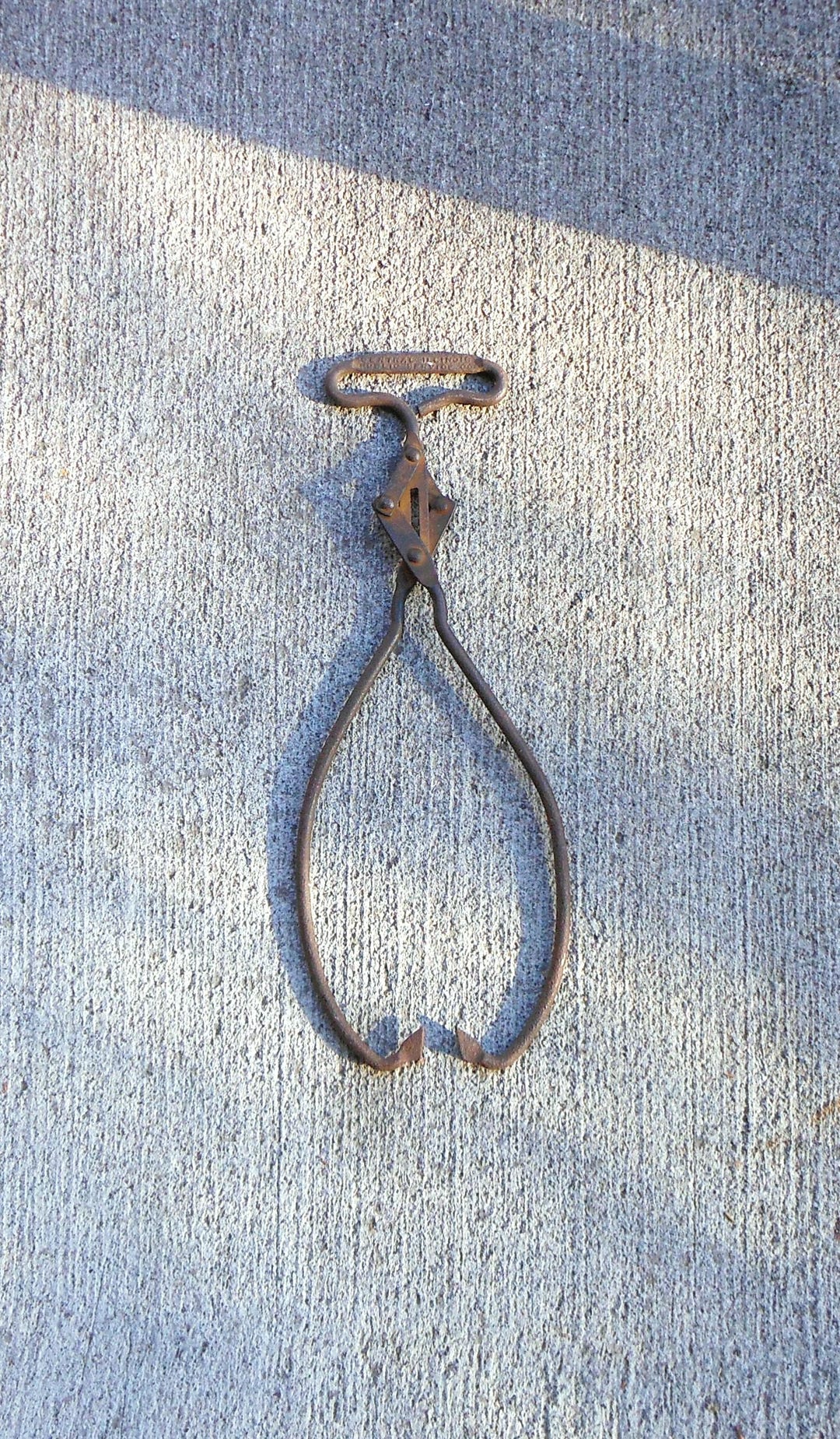 Antique Ice Block Tongs Marked Central Illinois Public Service Co ...
