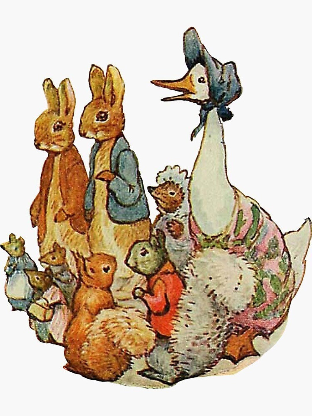 Beatrix Potter Characters. Cross Stitch Pattern Digital File. Includes ...