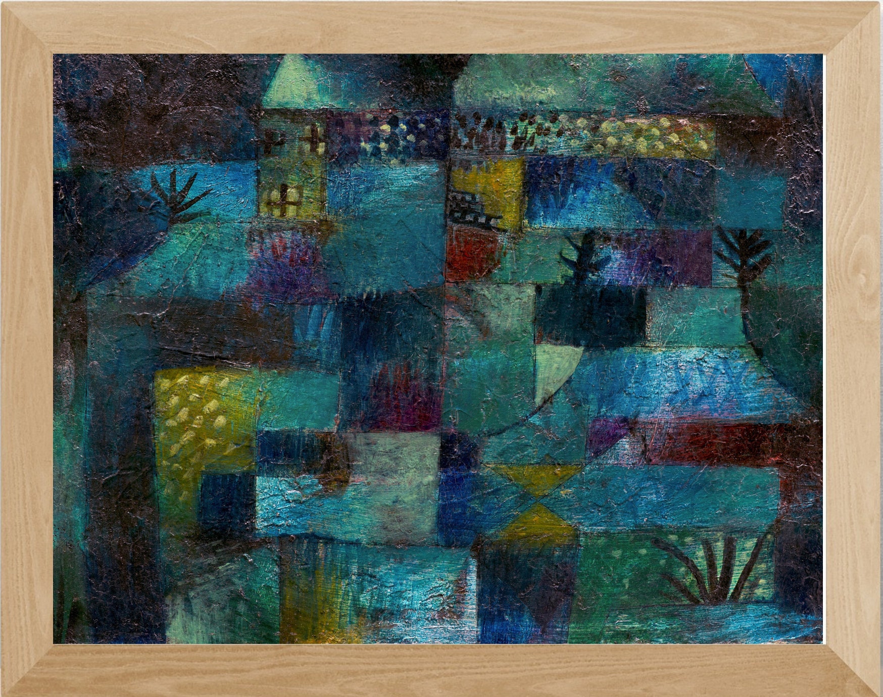 Paul Klee Art Paintings - FOUR Cross Stitch Patterns + Matching Prints ...