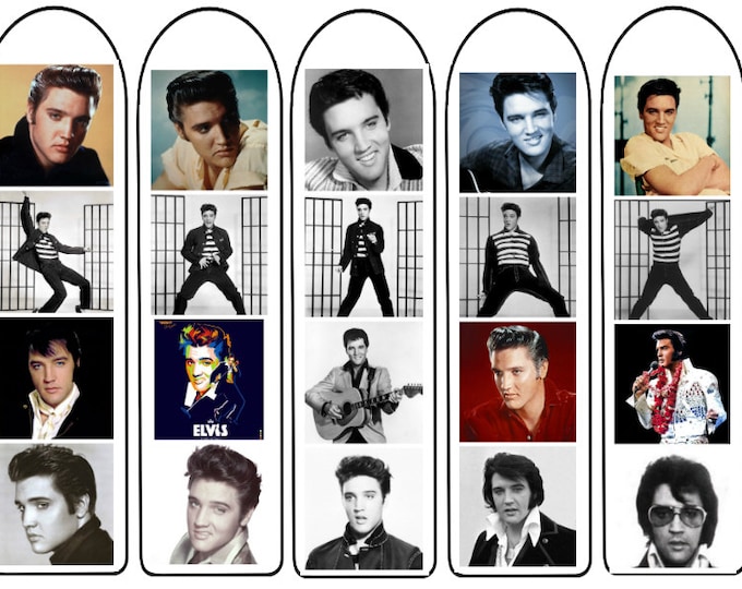 Elvis Presley Bookmarks Instant Digital Download | Etsy
