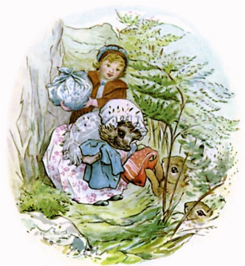 Beatrix Potter FOUR Cross Stitch Patterns + Matching Prints, Miss ...