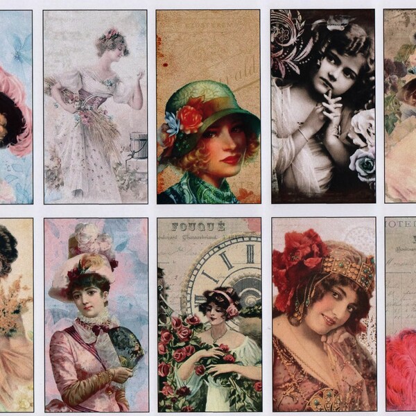 Victorian Ladies - Etsy