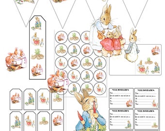Peter Rabbit Place Cards - Etsy
