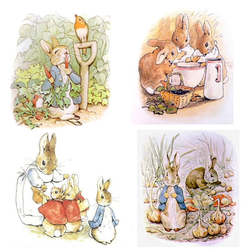 Peter Rabbit Drawing - Etsy