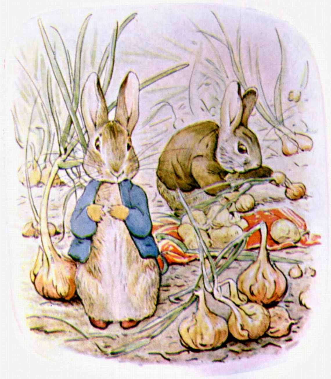 Beatrix Potter FOUR Cross Stitch Patterns Matching Prints, Peter Rabbit ...