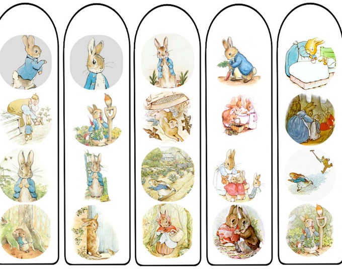 Peter Rabbit Bookmarks Digital Download, Lovable Beatrix Potter ...