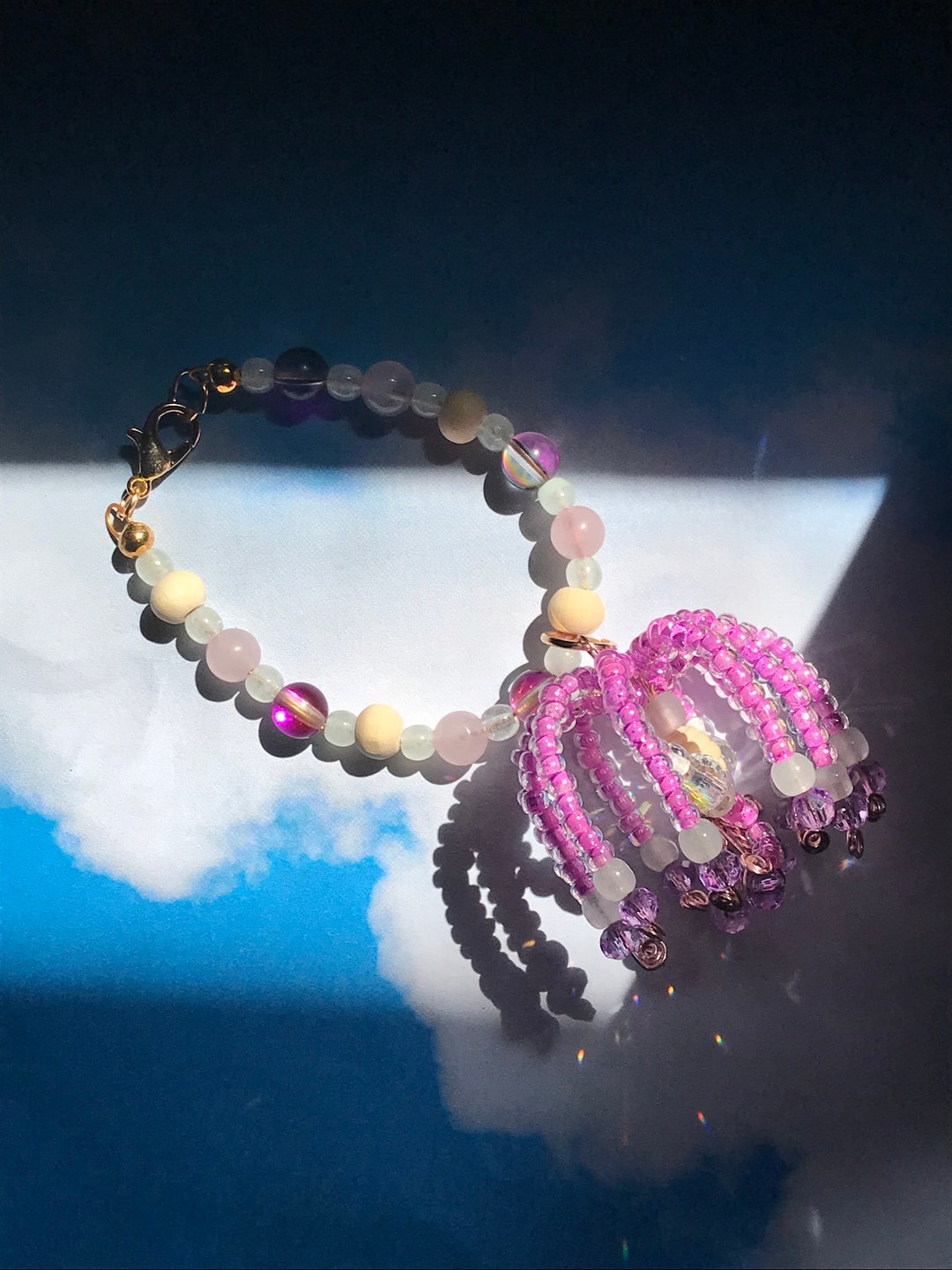 Avatar Inspired Water Bottle Pink Wood Sprite Charm Glow in the Dark ...