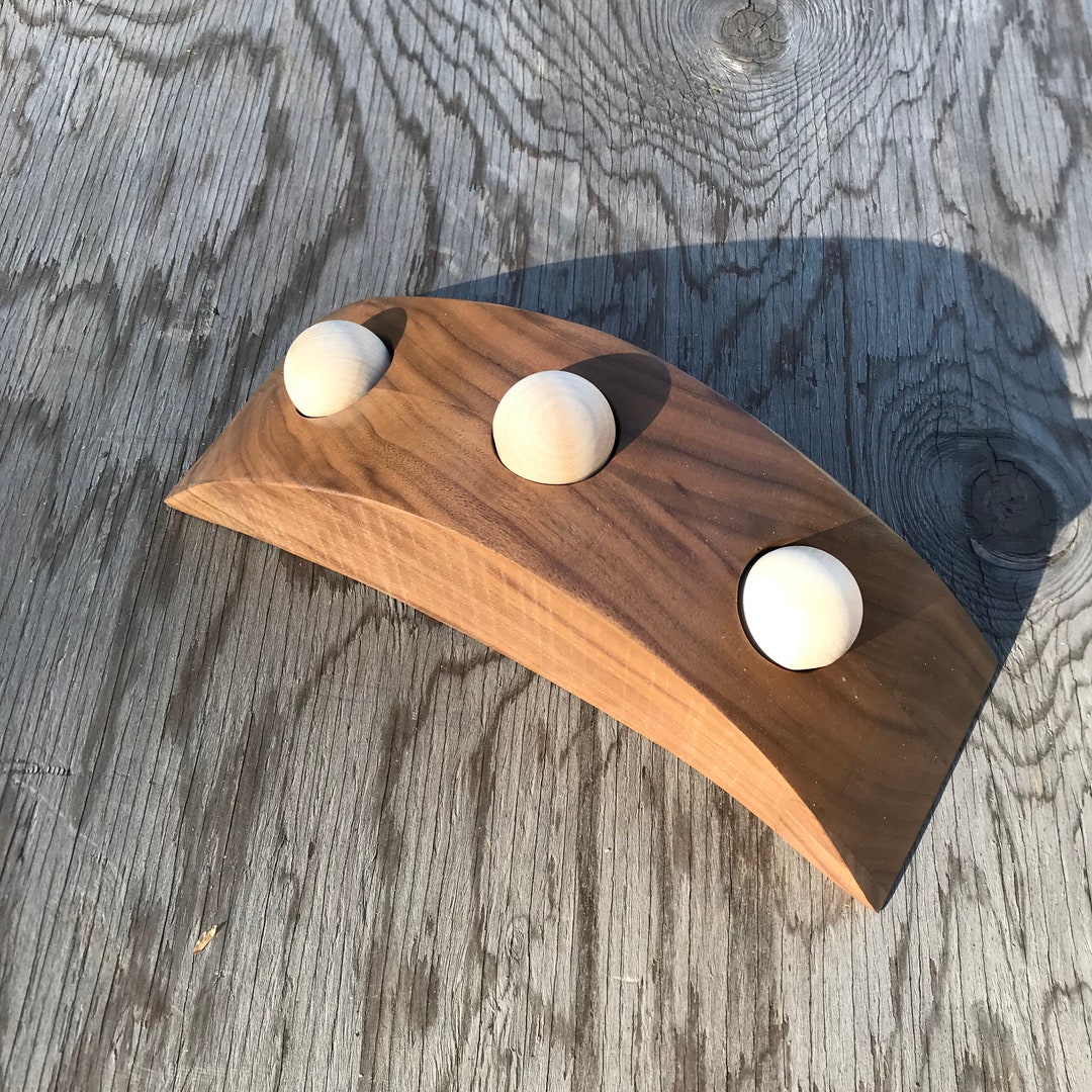 Black Walnut Adult Fidget Spinner Paper Press Door Stopper With Stress ...