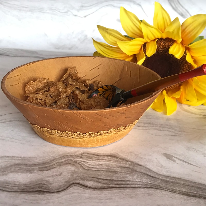 Birch Bark Basket - Etsy