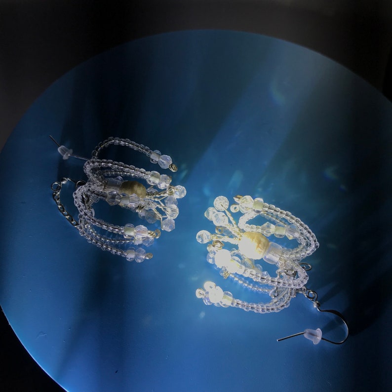 Avatar Inspired Wood Sprite Glow in the Dark Earrings With Silver ...