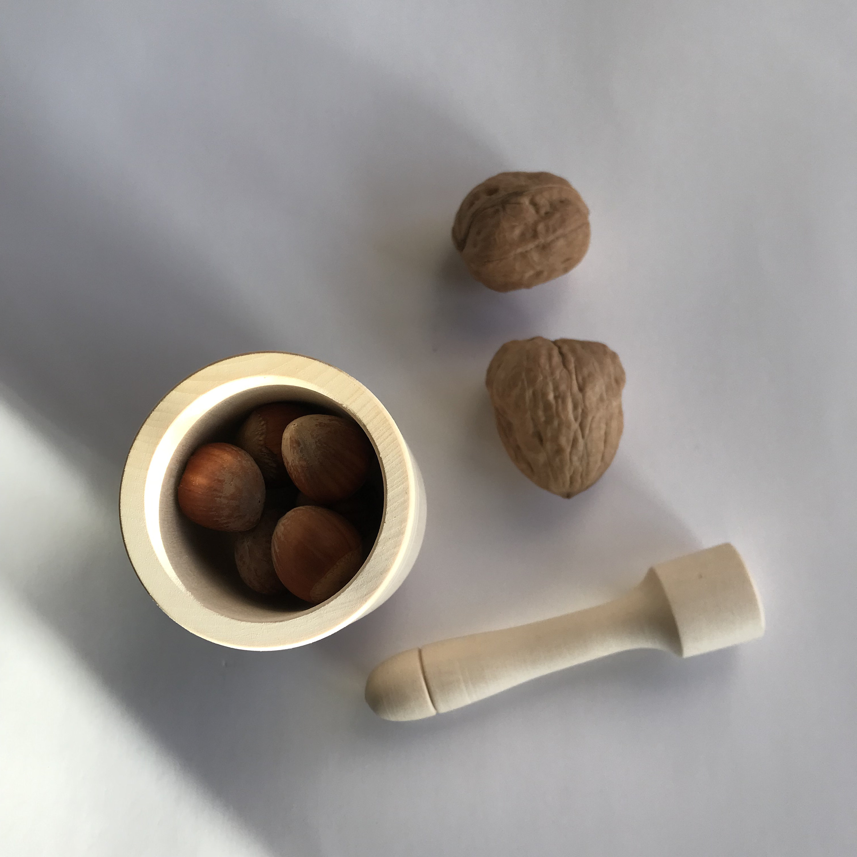 Small Linden Mortar and Pestle Solid Wood Mortar and Pestle All Natural ...