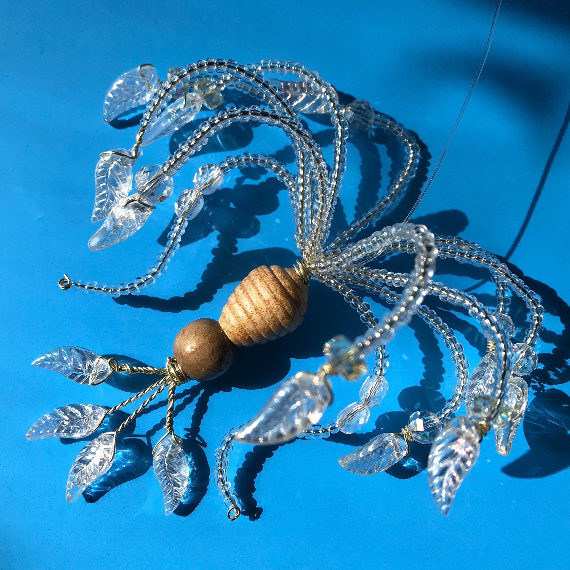 Avatar Inspired Wood Sprite Crystal Car Charm Iridescent Sun Catcher ...