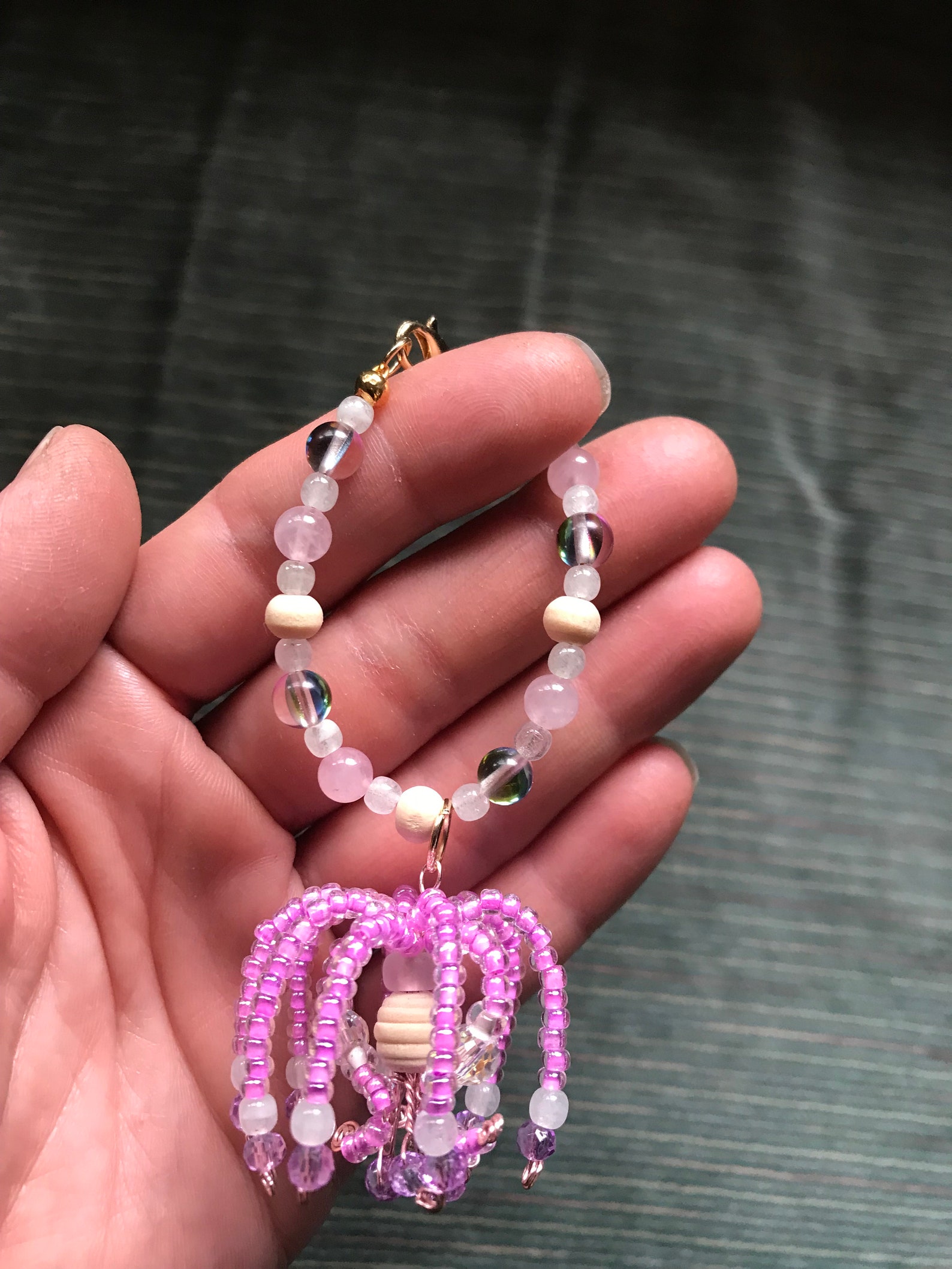 Avatar Inspired Water Bottle Pink Wood Sprite Charm Glow in the Dark ...