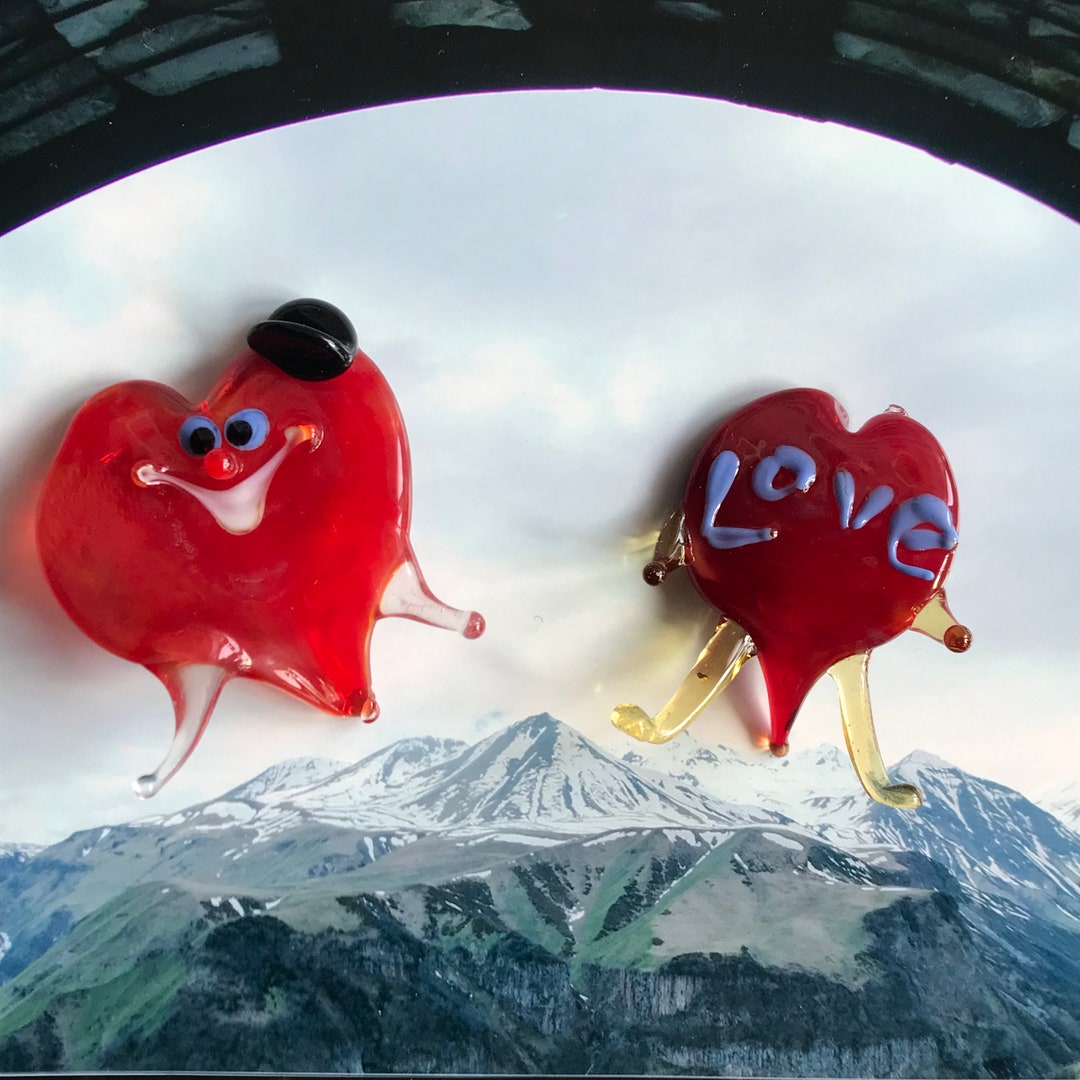 Miniature Glass Creatures Hand Blown Glass Collectible Color Glass ...