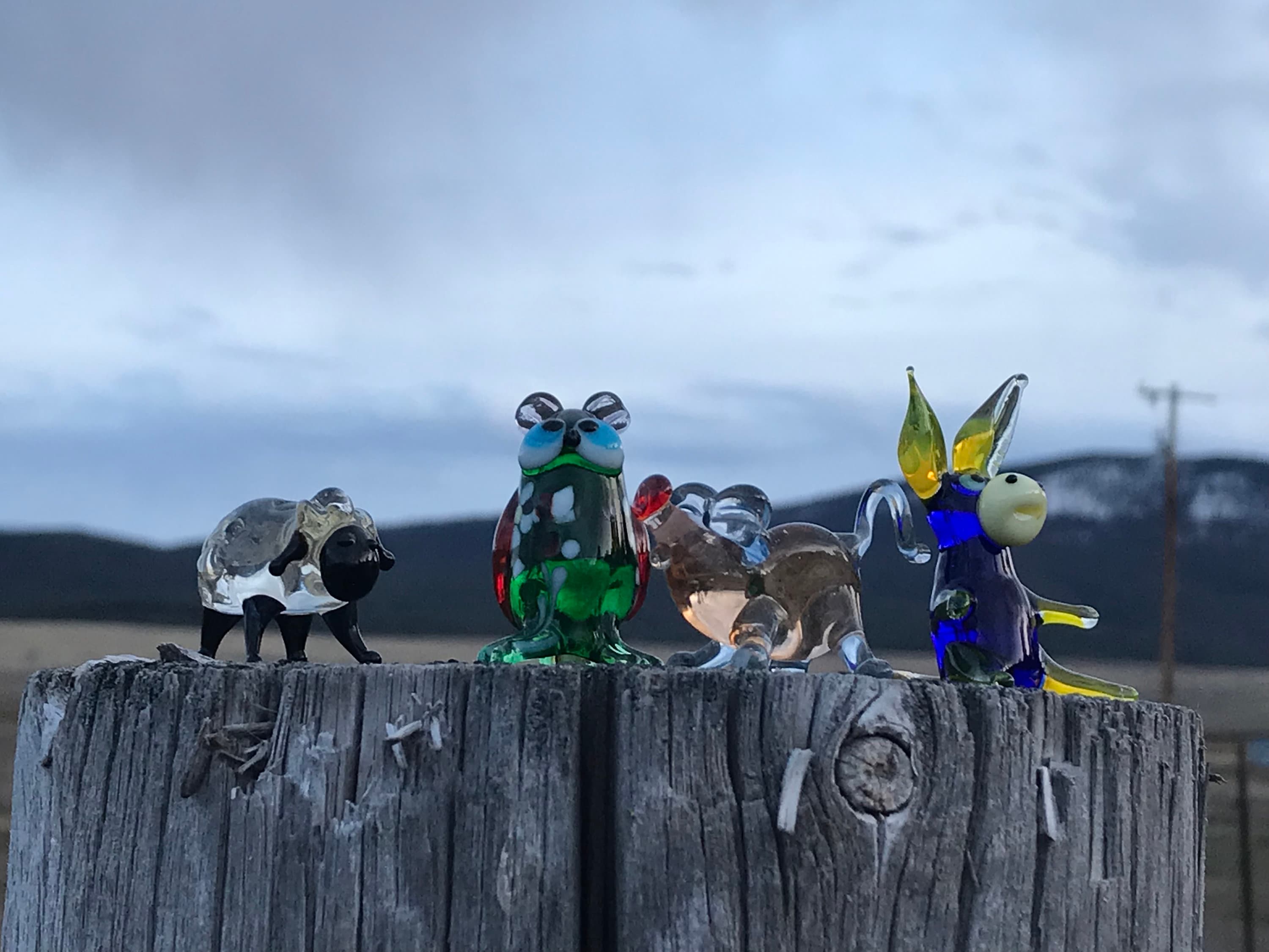 Miniature Glass Farm Animals Hand Blown Glass Collectible - Etsy