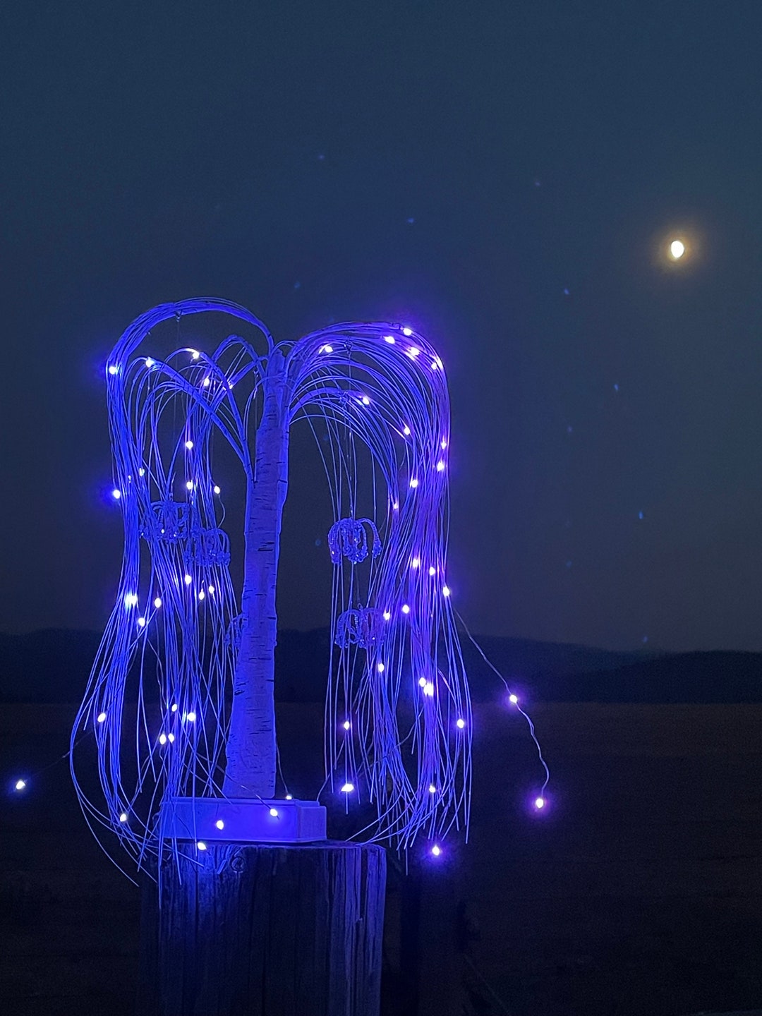 Avatar Inspired Eywa Tree of Souls With 5 Glow in the Dark Wood Sprites ...