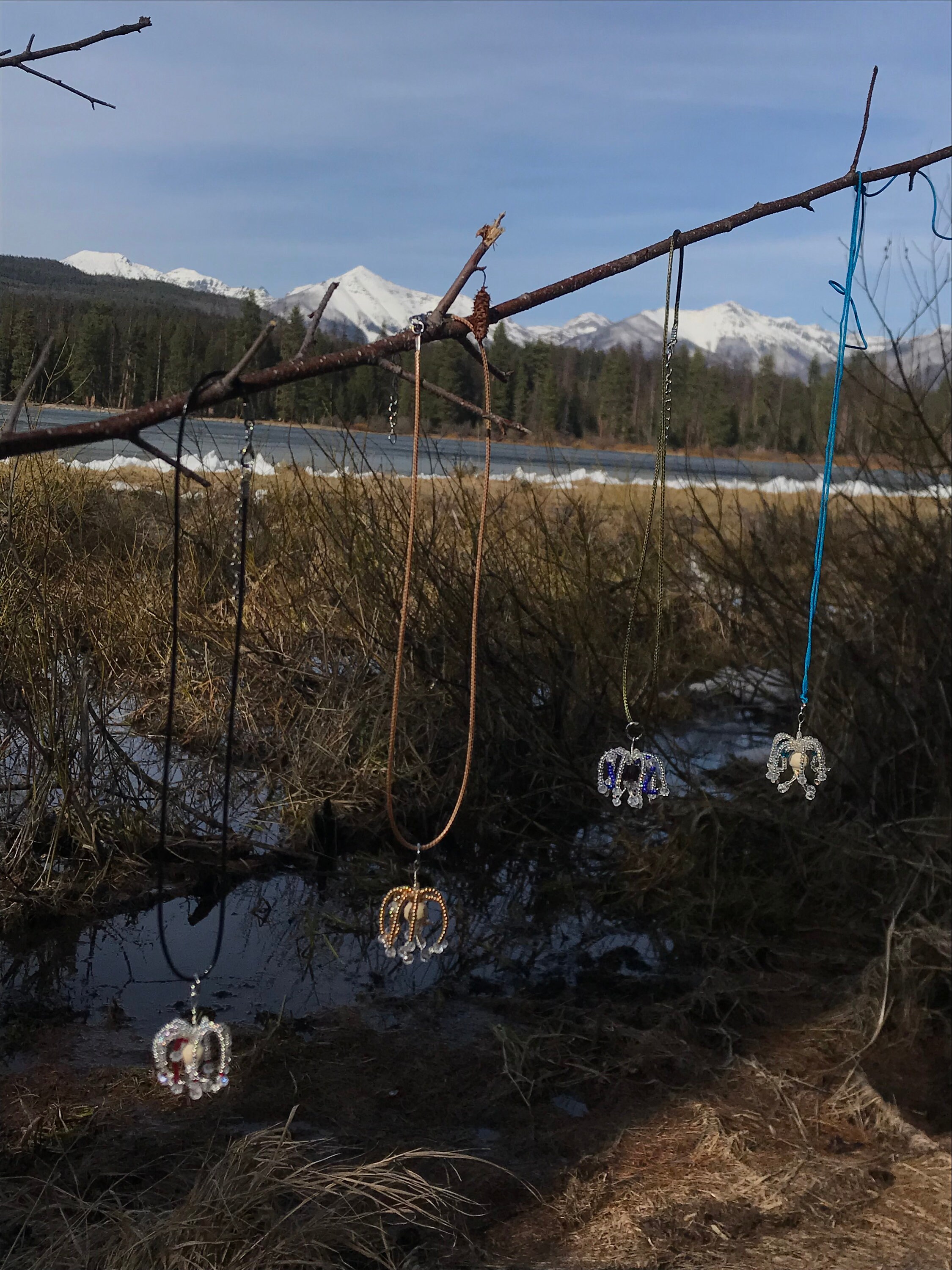 Avatar Inspired Wood Sprite Crystal Gold Pendant Pandora Forest ...