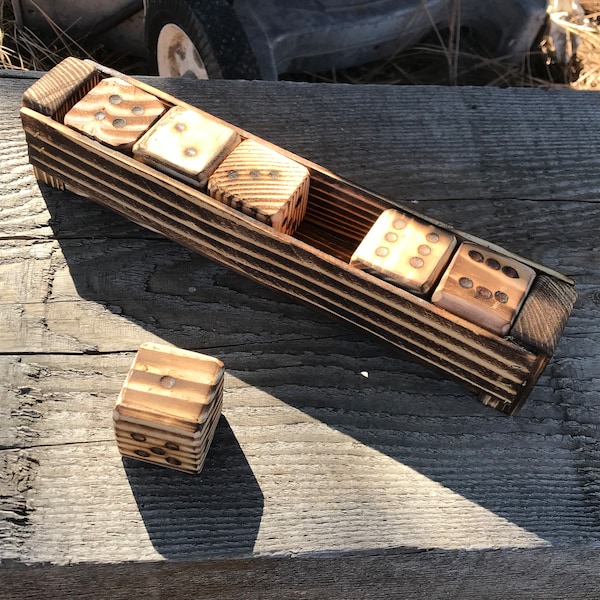 Wooden Dice - Etsy