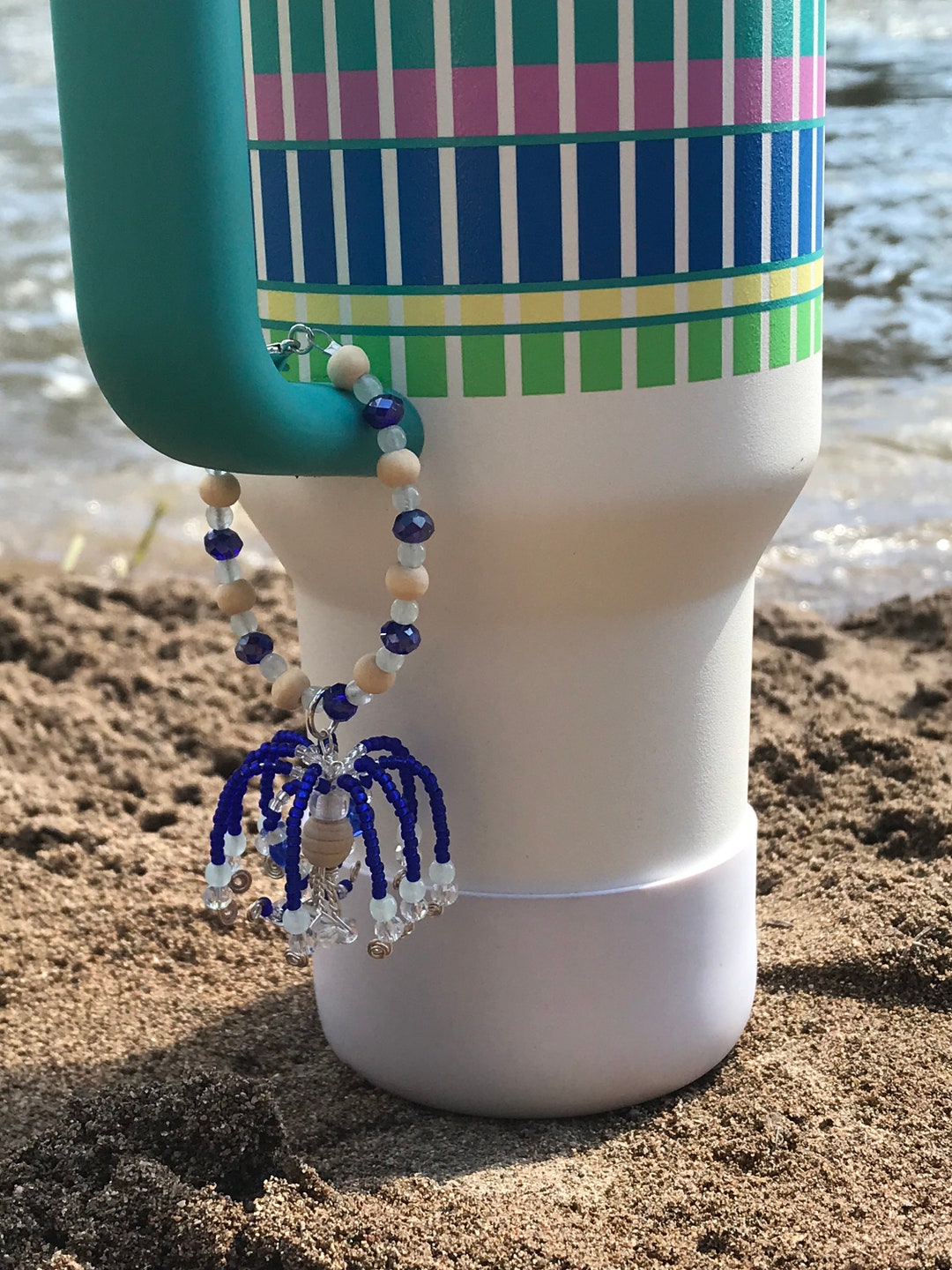 Avatar Inspired Royal Blue Water Bottle Wood Sprite Charm Glow in the ...