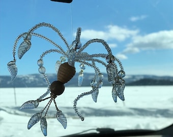 Avatar Inspired Wood Sprite Crystal Car Charm Iridescent Sun Catcher ...