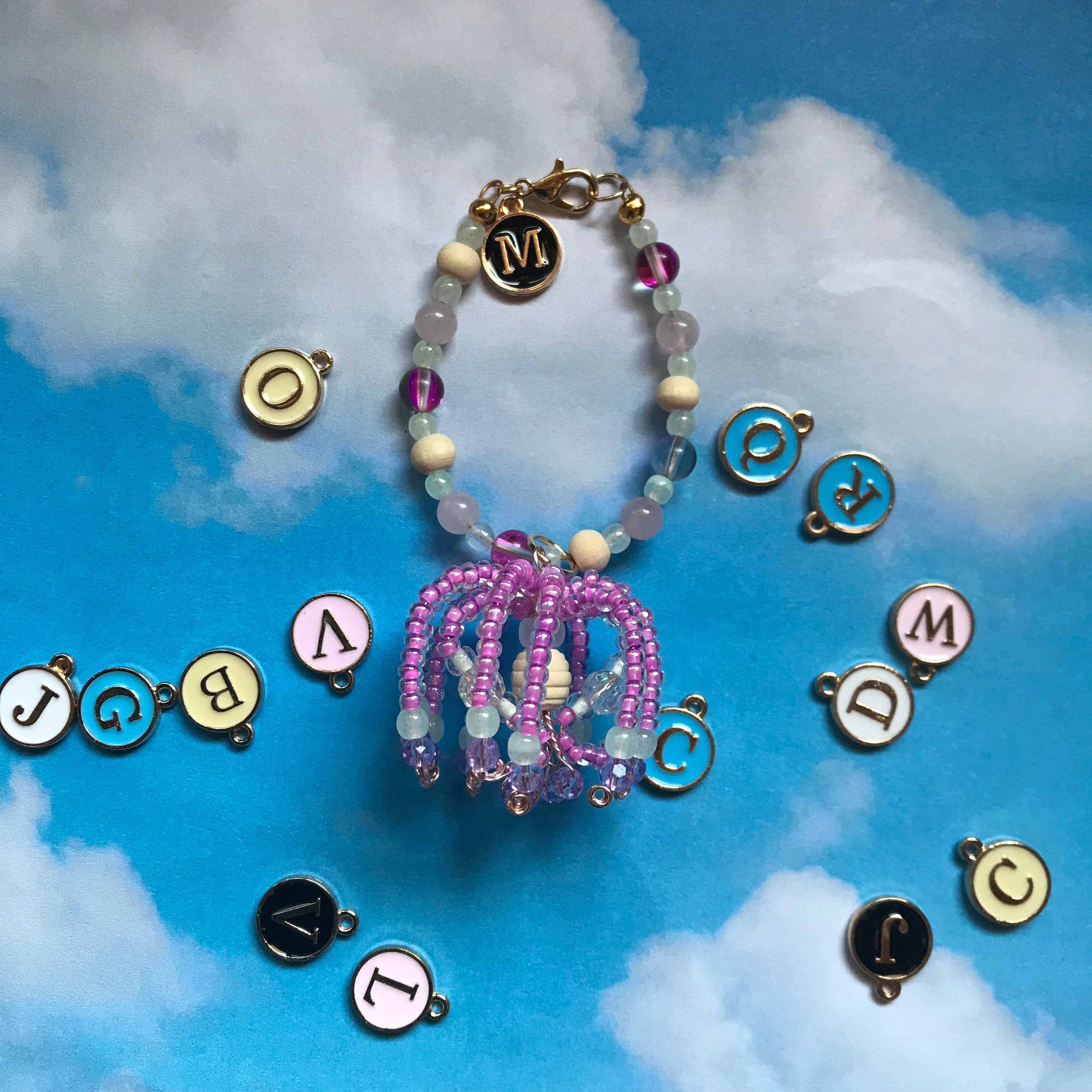 Avatar Inspired Water Bottle Pink Wood Sprite Charm Glow in the Dark ...