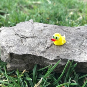 Tiny Glass Water Fowl Hand Blown Glass Bird Figurine Collectible Duck ...