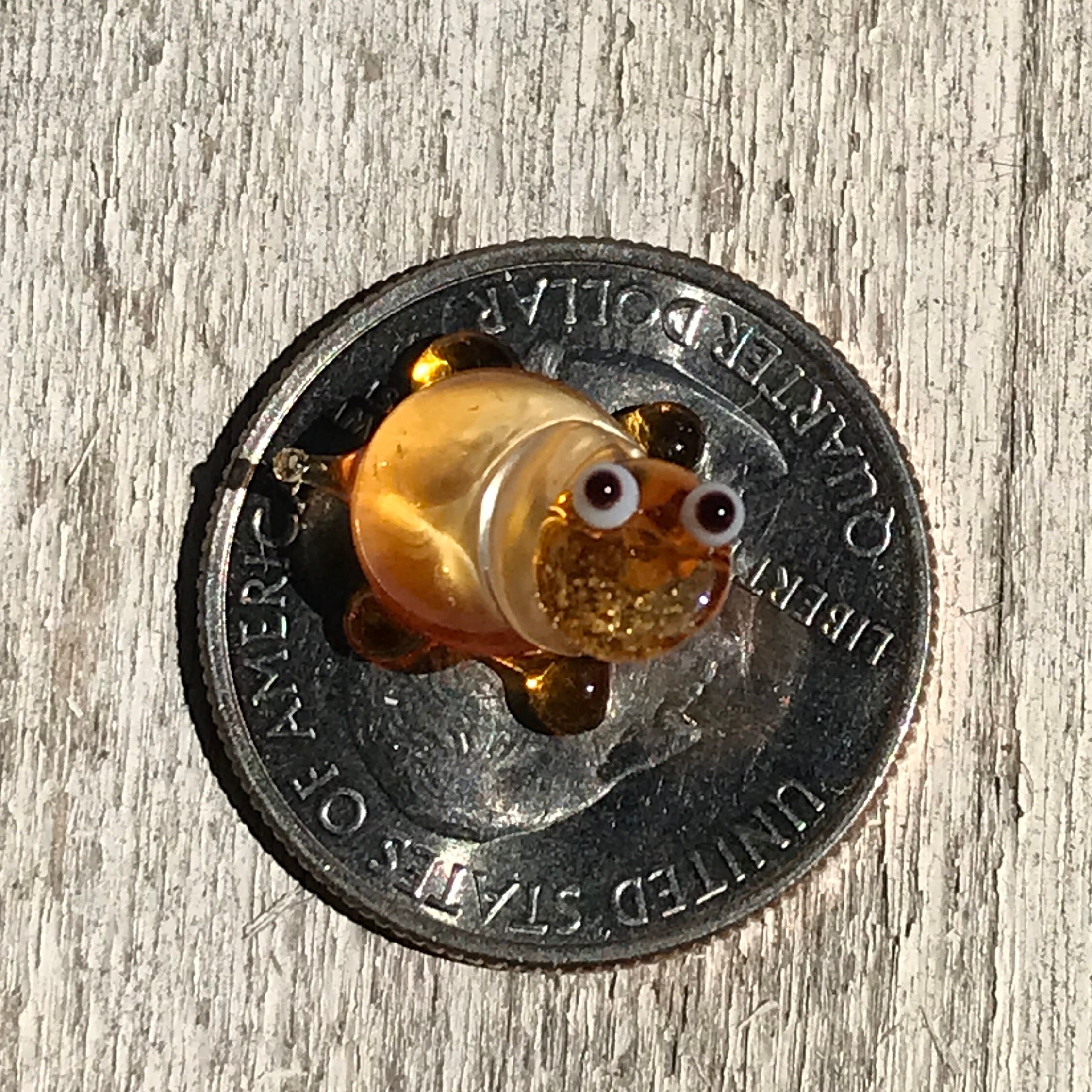 Tiny Miniature Glass Animals Hand Blown Glass Collectible Color Glass ...