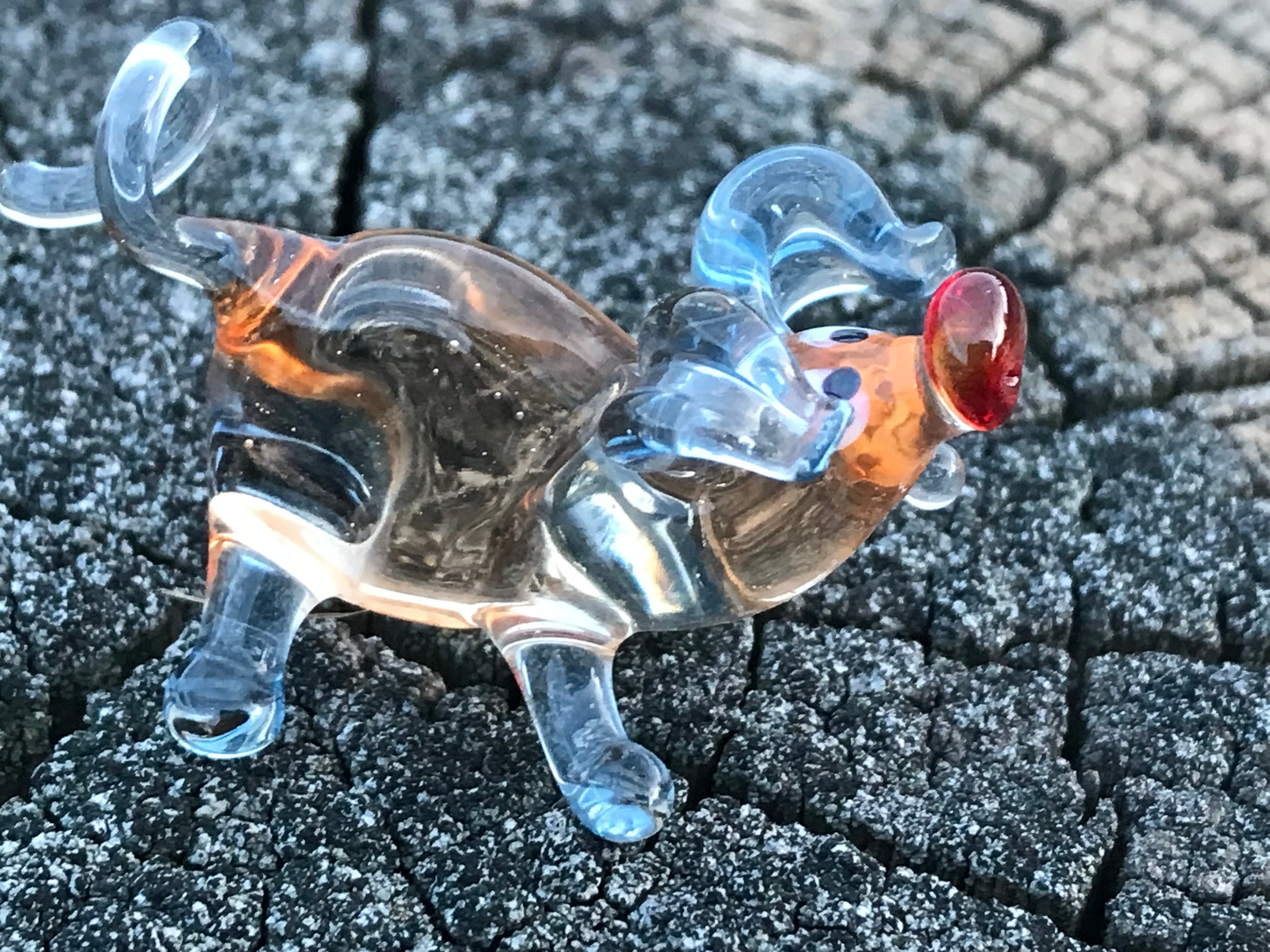 Miniature Glass Farm Animals Hand Blown Glass Collectible - Etsy