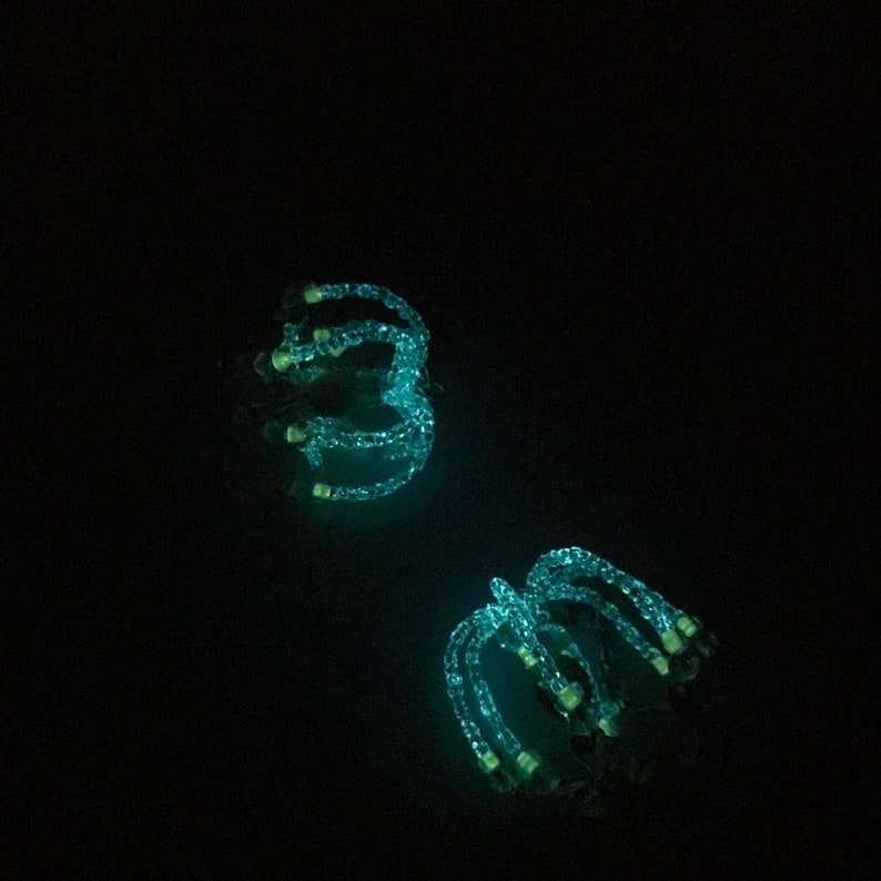 Avatar Inspired Wood Sprite Glow in the Dark Earrings With Silver ...