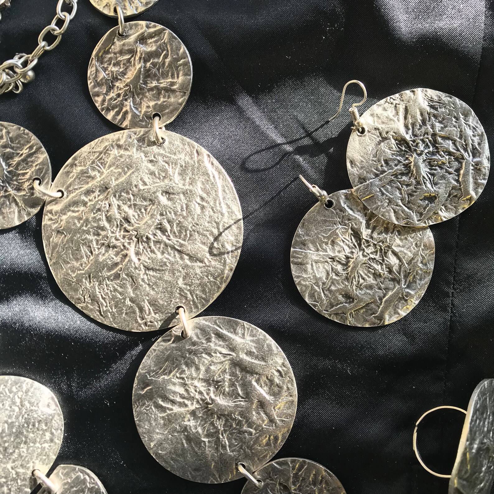 Nordic Style Jewelry Set of 4 Melchior + Silver Mountain Motif Unique ...