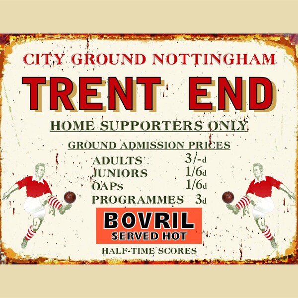 Nottingham Forest - Etsy UK